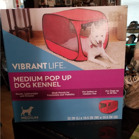 Vibrant | Dog | New Pop Up Dog Kennel | Poshmark